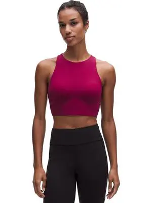 Lululemon Fast And Free Bra Medium Support, B/c Cup - Raspberry Rave