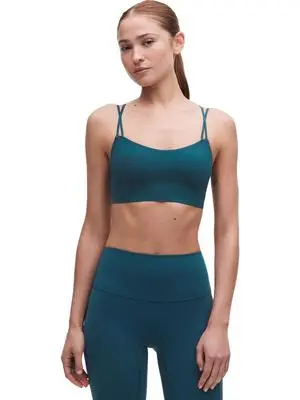 Lululemon Flexyflex Double-strap Yoga Bra Remixed Marine