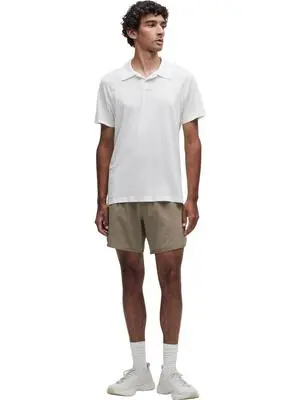 Lululemon Lightweight Mesh-panelled Tennis Shorts - Cypress Forest/downtown Tan
