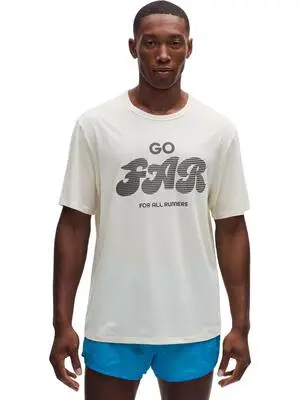 Lululemon Mile Maker Mesh Short-sleeve Shirt - Light Ivory