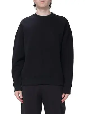 Emporio Armani Patterned Print Cotton Crewneck Jumper - Multicolor