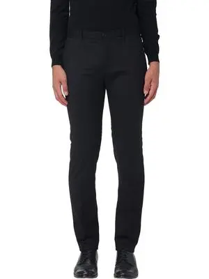Incotex Slim Fit Tailored Trousers In Stretch Wool Blend - Black