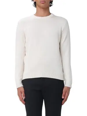 ZANONE Slim Fit Crewneck Jumper In Pure Virgin Wool - Milk