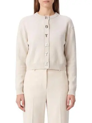ROTATE BY BIRGER CHRISTENSEN ROTATE Button Detailed Sweater Grey