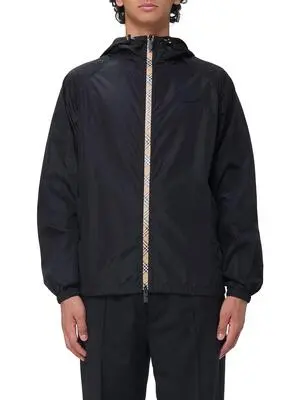 Burberry Hooded Zip-up Jacket - Black