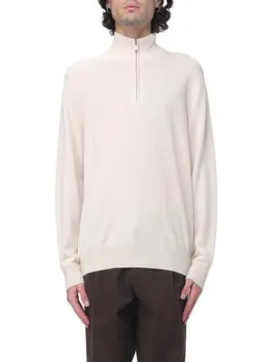 Brunello Cucinelli Brunello Cucinelli Slim Fit Half-Zip Cashmere Turtleneck Butter