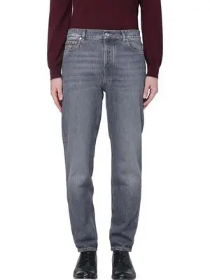Brunello Cucinelli Mid-rise Straight Fit Stretch Denim Jeans - Grey