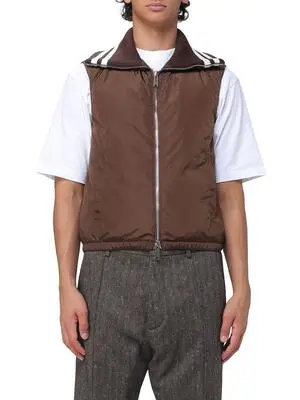 Dsquared2 Padded Technical Nylon Gilet With Contrast Trims - Brown