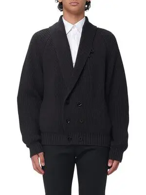 TOM FORD Double-breasted Wool And Cashmere Cardigan With Shawl Collar - Charcoal