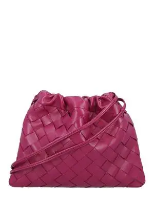 BOTTEGA VENETA Bottega Veneta Mini Intrecciato Leather Dustbag With Drawstring & Gold-Tone Hardware