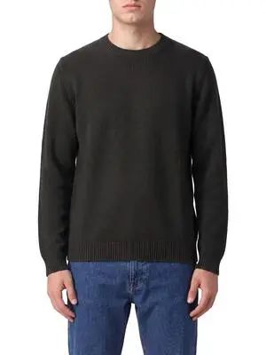 ROBERTO COLLINA Crewneck Long-sleeved Jumper In Fine Merino Wool - Green