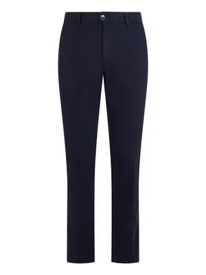 SLOWEAR Sloear Slim-fit Tailored Trousers - Blue