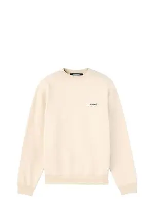 Jacquemus Grosgrain-trim Sweatshirt - Beige