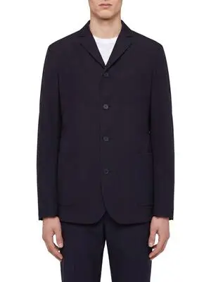 JIL SANDER Jil Sander Single-Breasted Polyester Coat With Classic Lapels