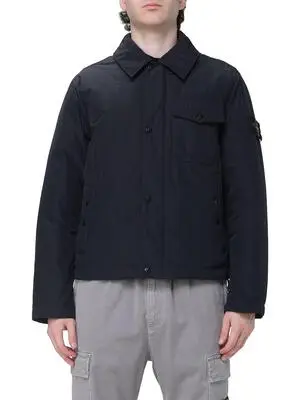 STONE ISLAND Stone Island Padded Nylon Overshirt With Compass Logo