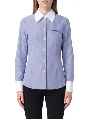 PINKO Pinko Striped Shirt With Contrast Collar
