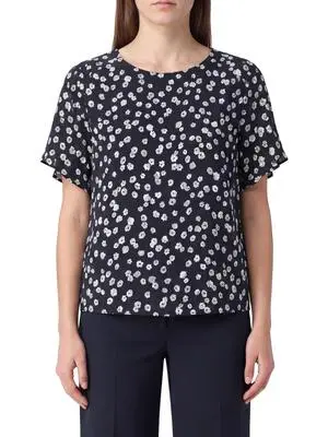 ISABEL MARANT ÉTOILE Isabel Marant Floral Print Silk-Blend Short-Sleeve Blouse