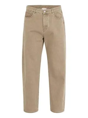 Drole De Monsieur Straight-leg Cotton Jeans - Brown