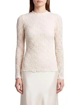 Isabel Marant Étoile Slim Fit Lace Top - White