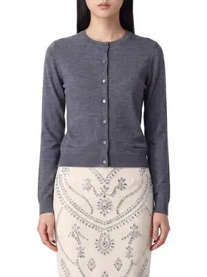 N° 21 Slim Fit Crewneck Cardigan In Pure Wool