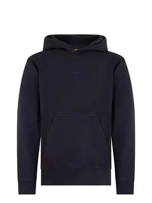BOSS Cotton Pullover Hoodie - Black