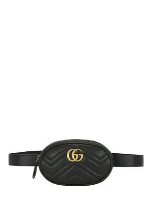 Gucci Gg Marmont Belt Bag - Black