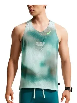Nike Aeroswift Dri-fit Adv Racerback Singlet - Bright Spruce