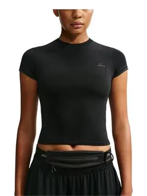 Nike (wmns) Nike Skims Stretch Knit Cropped T-shirt 'obsidian Igneous' Obsidian/igneous
