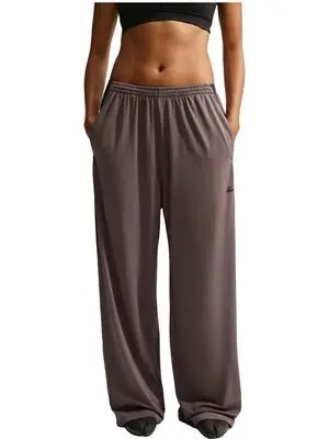Nike Skims Stretch Knit Wide-leg Pants - Resin/phoenix