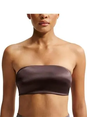 Nike Skims Satin Shine Convertible Bandeau Bra - Resin