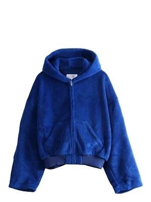 MAISON MARGIELA Fleece Zip-up Jacket - Blue