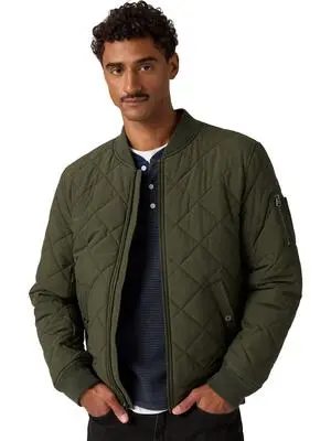 LEVI'S Quilted Bomber Jacket - Olive