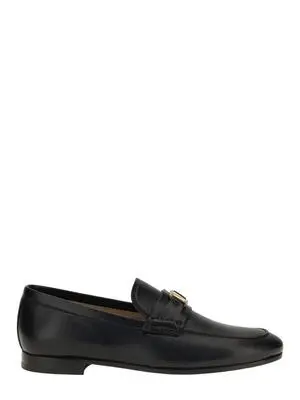 Valentino Garavani Vlogo Signature Nappa Loafers - Black