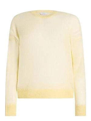 Peserico Pescorico Pastel Alpaca Wool Blend Sweater - Yellow