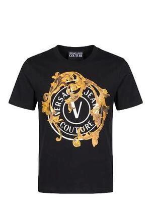 Versace Cotton And Elastane T-shirt - Black