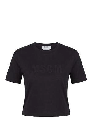 MSGM T-shirt Size Cotton - Black
