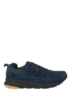 Paul & Shark Low-top Sneakers In Goat Skin And Polyester - Blue