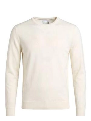 Calvin Klein Wool Crewneck Sweater - White