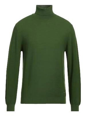 MANUEL RITZ Turtleneck Size Virgin Wool - Green