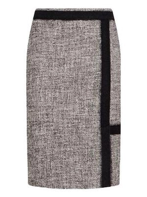 MOORER Midi Tweed Pencil Skirt