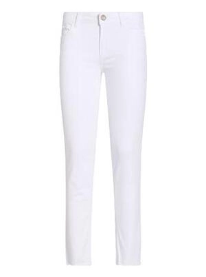 Liu Jo Jeans Size Cotton, Elastane - White