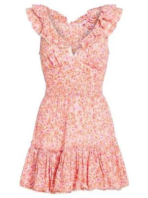 Poupette St Barth Mini Dress Size Viscose - Orange