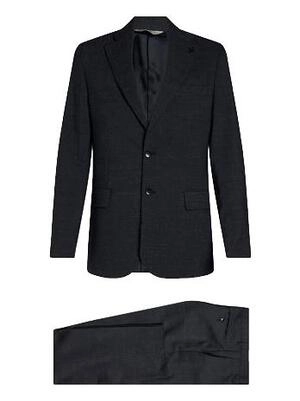 PAOLONI Suit Size Virgin Wool - Blue