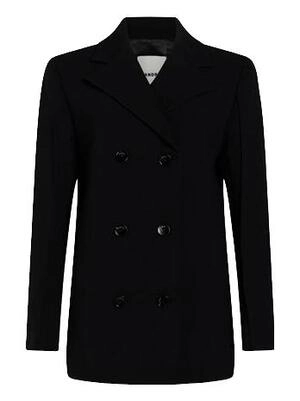 Sandro Overcoat & Trench Coat Size Polyester, Elastane - Black