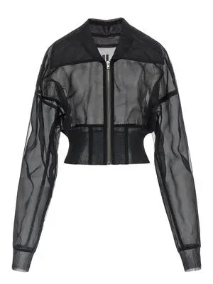 RICK OWENS Rick Owens Women 'Dracucollar Cropped' Bomber Jacket