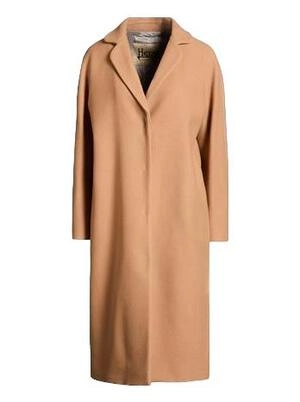 Herno Coat Camel Size Wool, Polyamide - Beige