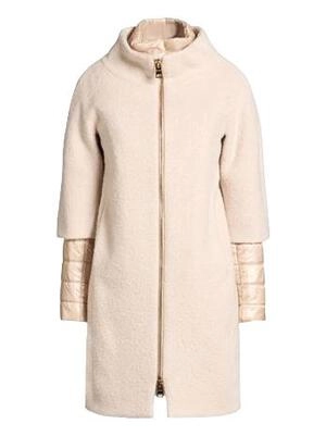 Herno Coat Size Virgin Wool, Viscose, Polyamide, Mohair Wool - Beige