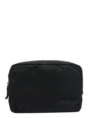 Fendi Medium Ff Logo Beauty Case - Black