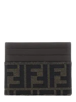 Fendi Ff Canvas + Pelle - Brown