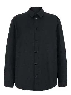 Fendi FENDI Black FF Motif Tech Fabric Jacket Multicolor